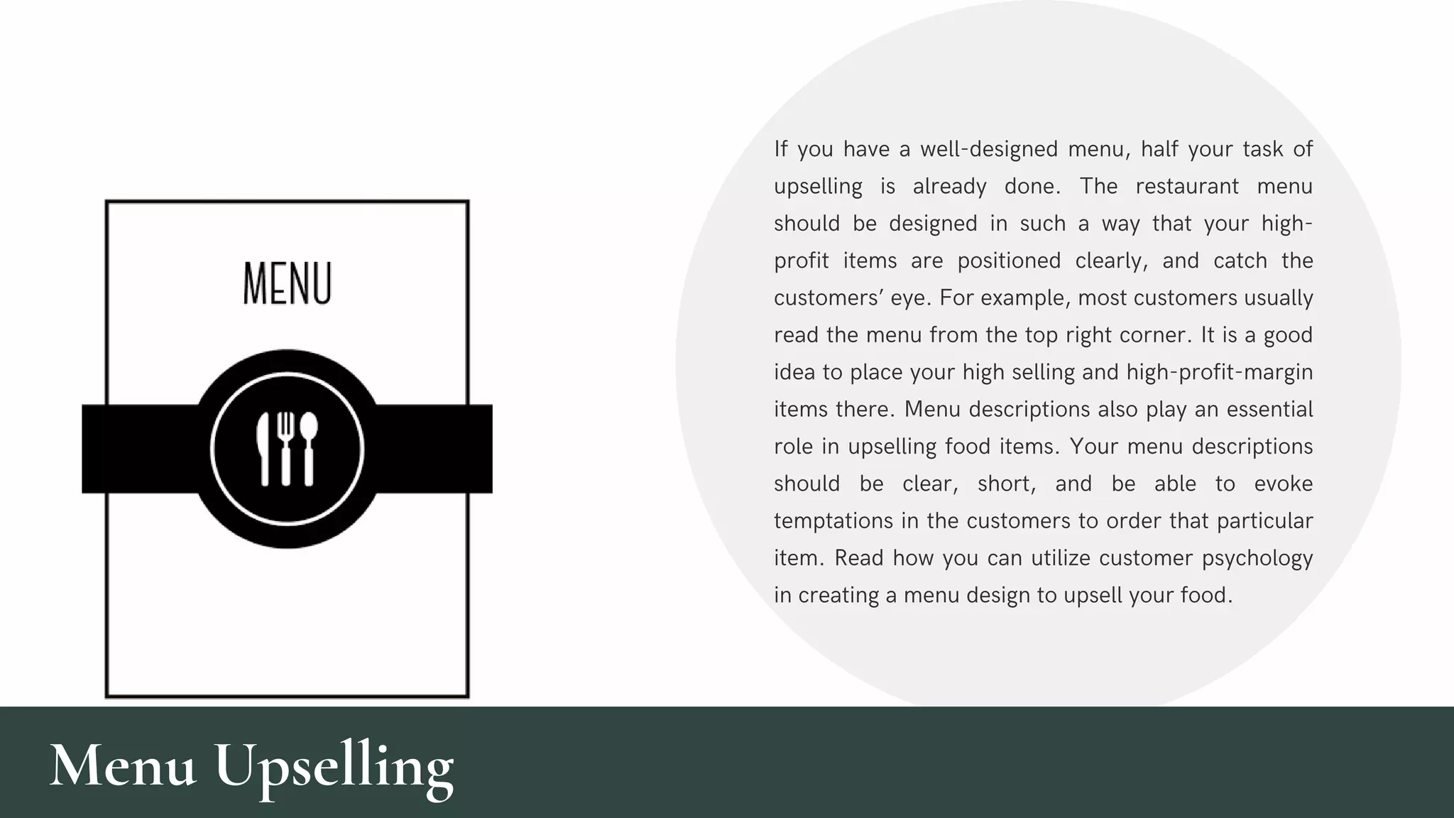 Restaurant upselling technique | PDF