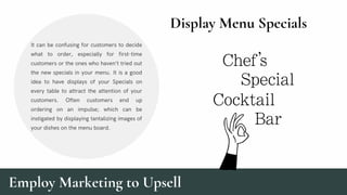 Restaurant upselling technique | PDF