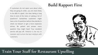 Restaurant upselling technique | PDF