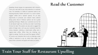 Restaurant upselling technique | PDF
