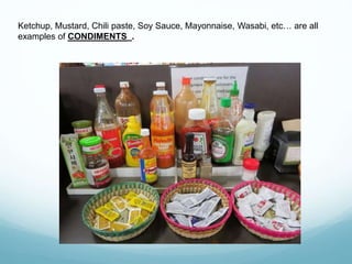 Restaurant Vocab Advanced | PPTX