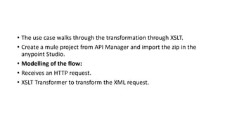 Rest based api with xslt transformation | PPTX