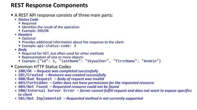 Introduction to REST - REST Basics - JSON | PDF