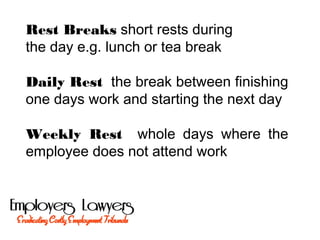 Rest breaks | PPT