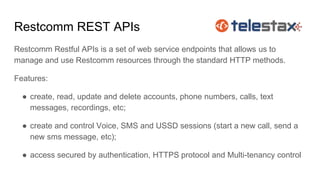 RestComm Architecture Design | PPTX
