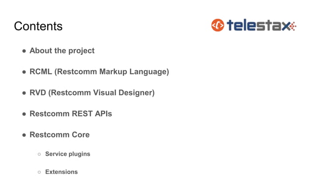 RestComm Architecture Design | PPTX | Technology & Computing