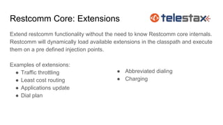 RestComm Architecture Design | PPTX | Technology & Computing