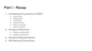 A Deep Dive into RESTful API Design Part 2 | PPT