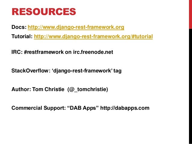 REST Easy with Django-Rest-Framework