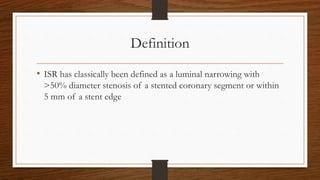 Restenosis of DES | PPT