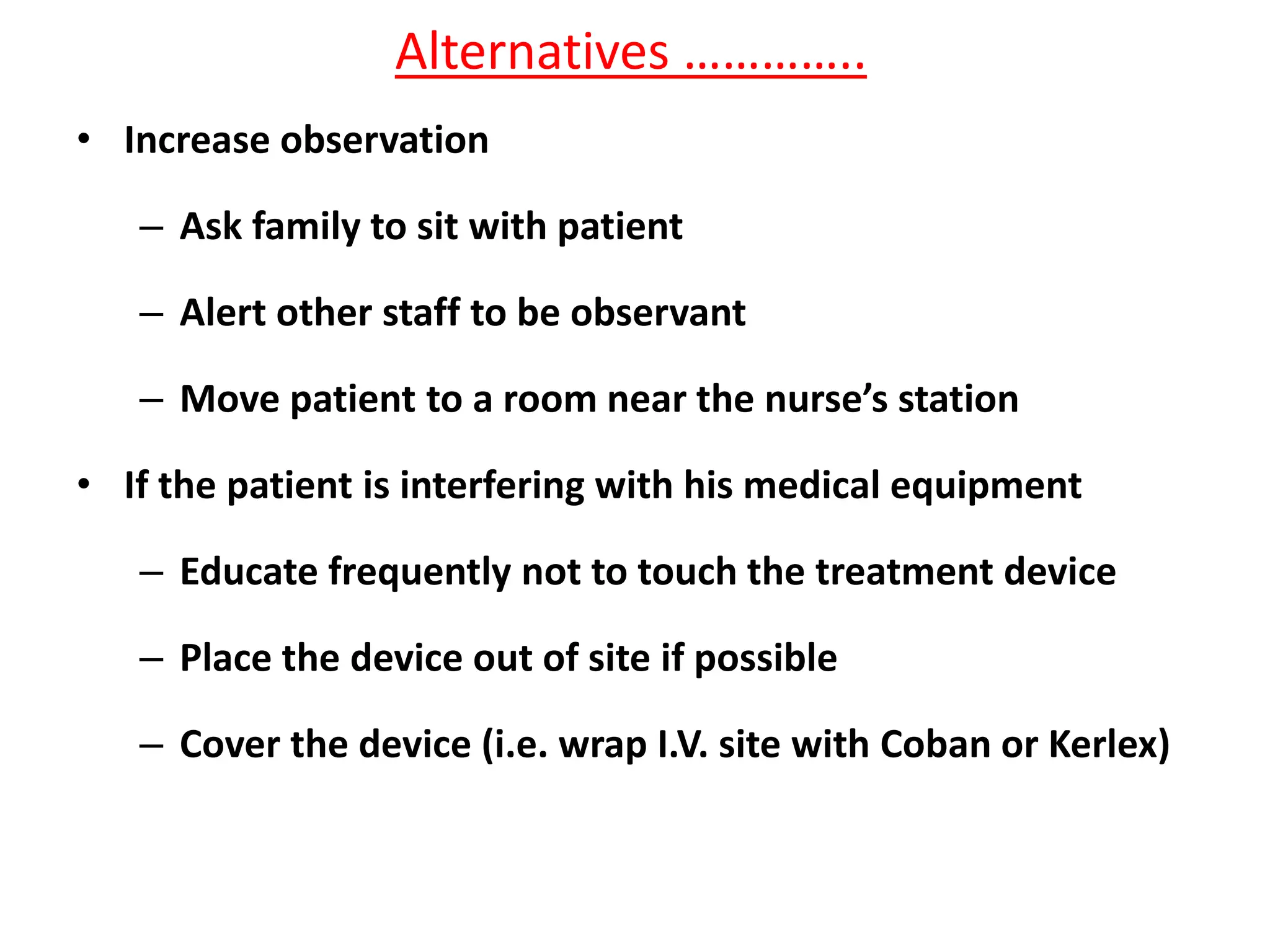 RESTRAINTS - NURSES RESPONSIBILITY | PPTX