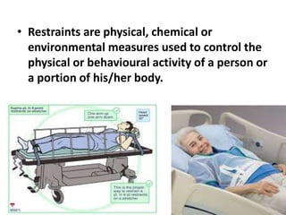 RESTRAINTS - NURSES RESPONSIBILITY | PPTX