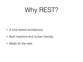 RESTful Web Architecture | PPT