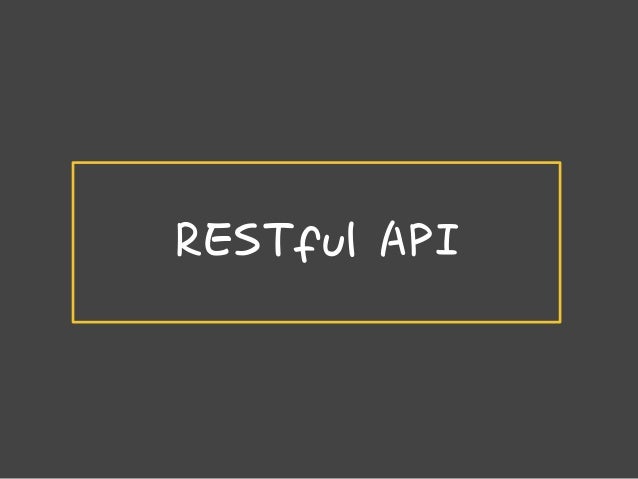 Restful 제대로 알기(Getting to know the RESTful)