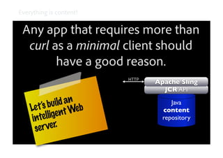 RESTful web apps with Apache Sling - 2013 version | PPT