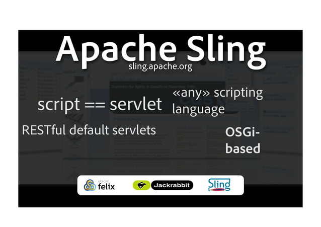 RESTful web apps with Apache Sling - 2013 version