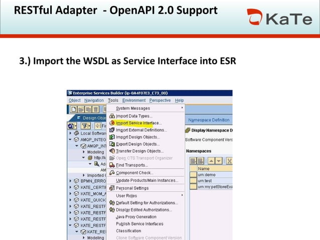 OpenAPI 2.0 with SAP PO / SAP PI & KaTe's RESTful adapter | PPT