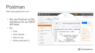 RESTful API Testing using Postman, Newman, and Jenkins | PPT