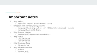 Restful API Design - How to implement REST API | PPT