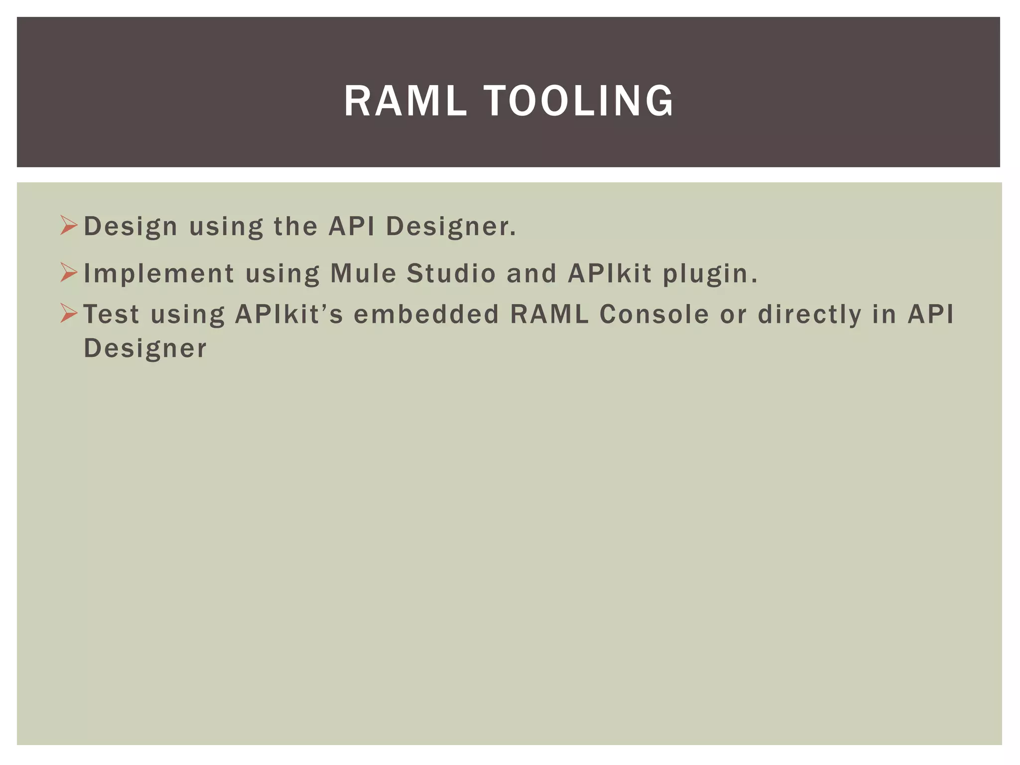Restful api modeling language | PPT