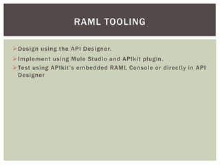 Restful api modeling language | PPT