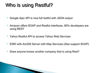 RESTFul Web Services - Intro | PPT