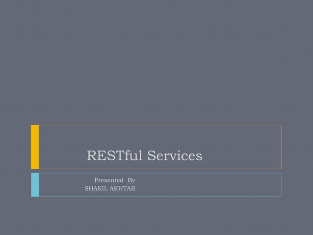 Restful Services | PPT