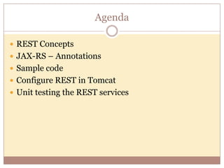 Overview of RESTful web services | PPT