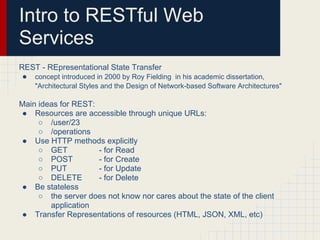 RESTful web services | PDF