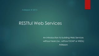 RESTful Web Services | PPT