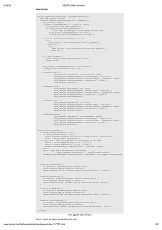 Res tful web services oracle | PDF