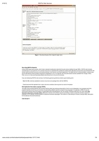 Res tful web services oracle | PDF