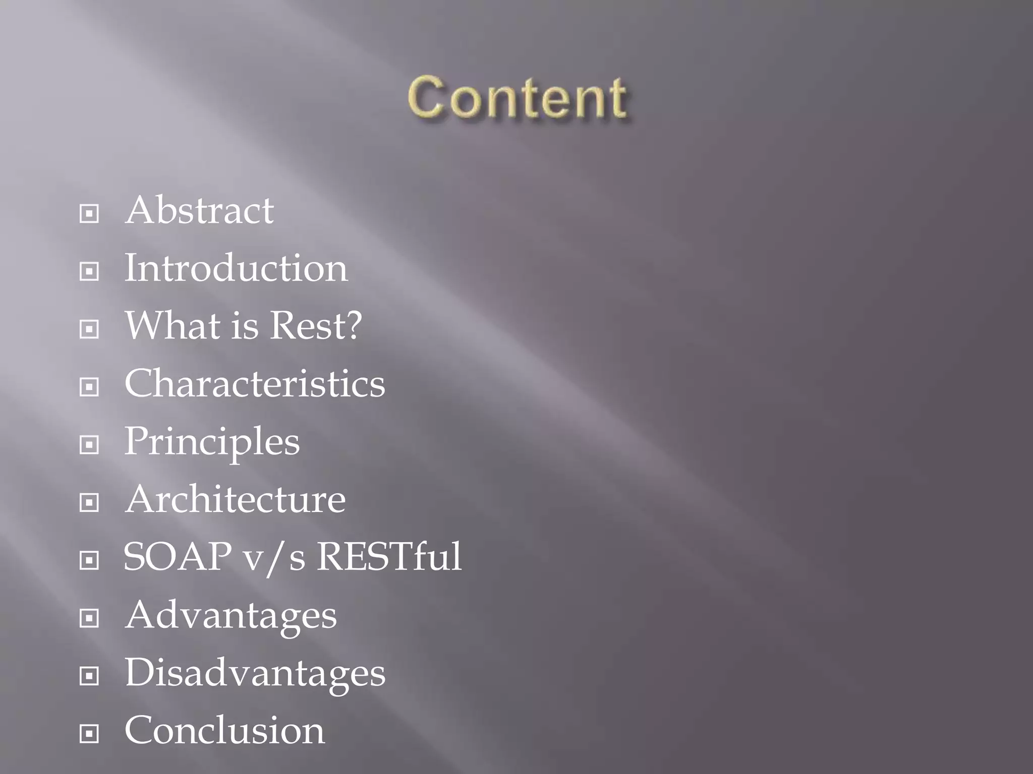 Restful web services ppt | PPTX