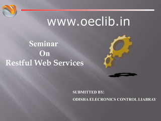 Restful web services ppt | PPTX
