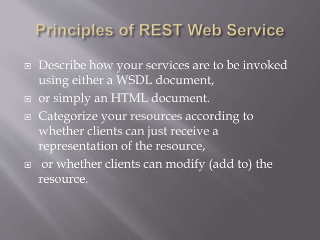 Restful web services ppt | PPTX