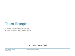 Restful web services with nodejs | PPTX