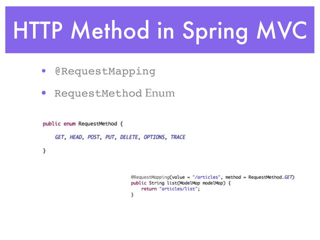 RESTful Web Services with Spring MVC | PDF