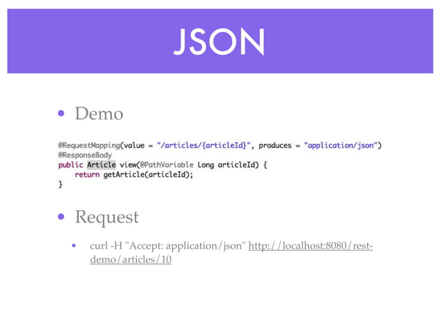 RESTful Web Services with Spring MVC | PDF