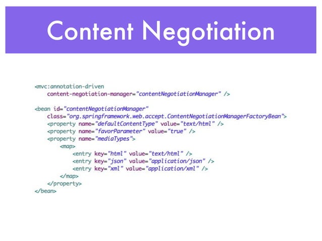 RESTful Web Services with Spring MVC