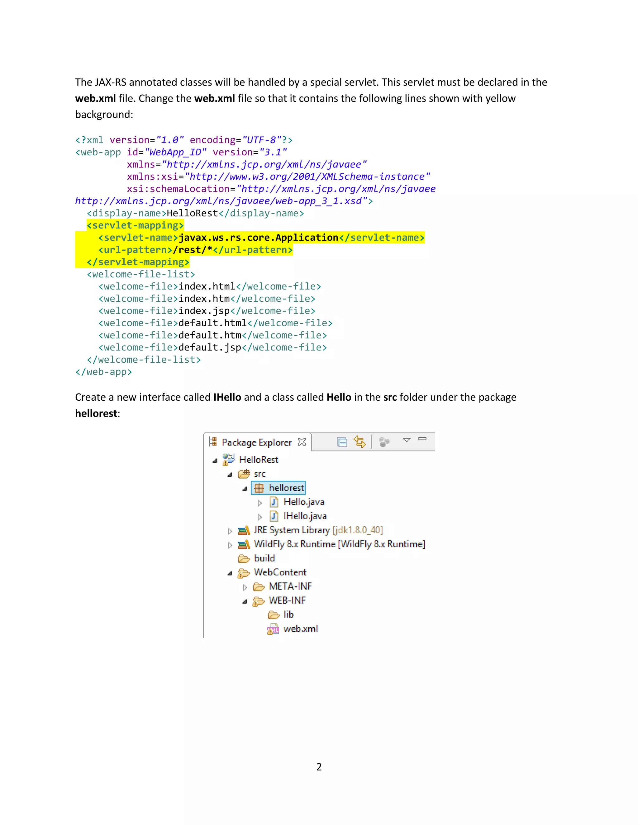 Rest hello world_tutorial | PDF