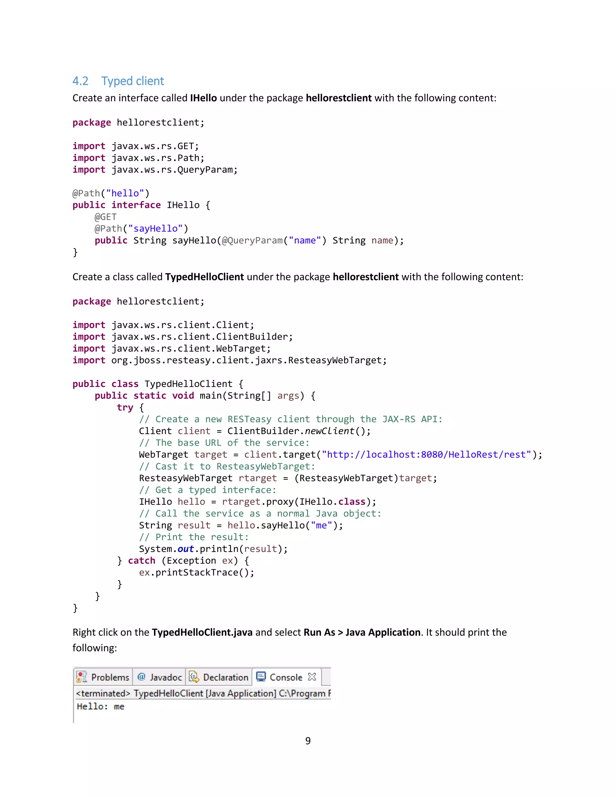 Rest hello world_tutorial | PDF