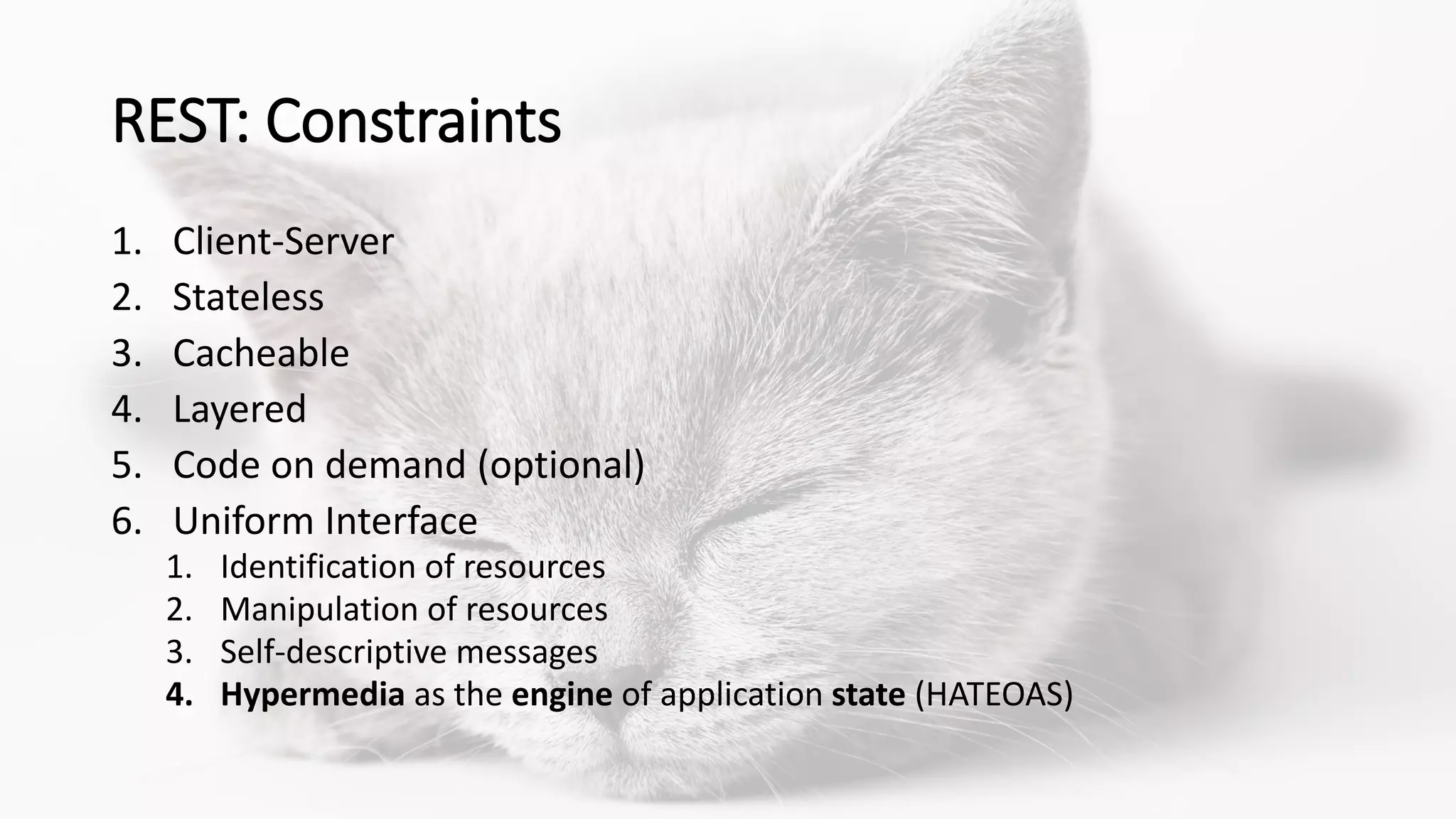 Introduction to REST and Hypermedia | PPTX | Web Development | Internet
