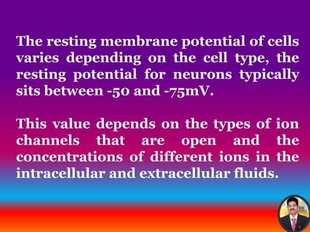 Resting membrane potential | PPTX