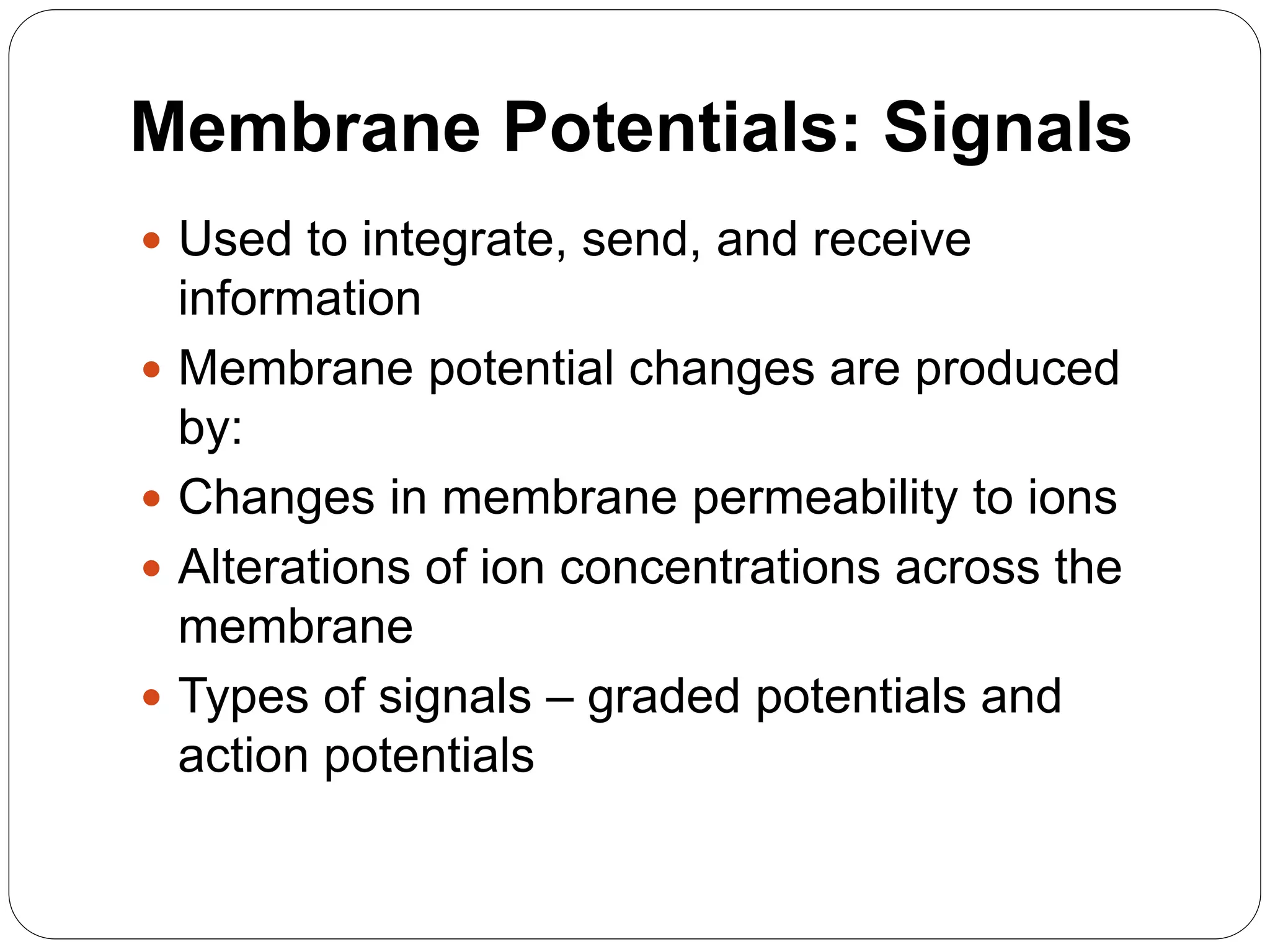 Resting membrane potential and action potential | PPTX