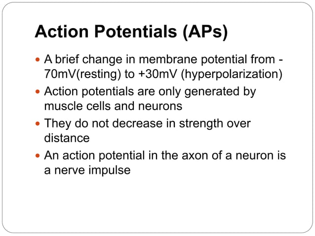 Resting membrane potential and action potential | PPTX | Chemistry | Science
