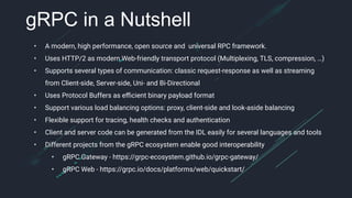 REST in Peace. Long live gRPC! | PPT