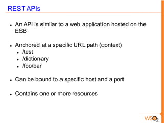 WSO2 ESB Integration with REST | PPT
