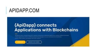 REST API interface to blockchain networks | PPT