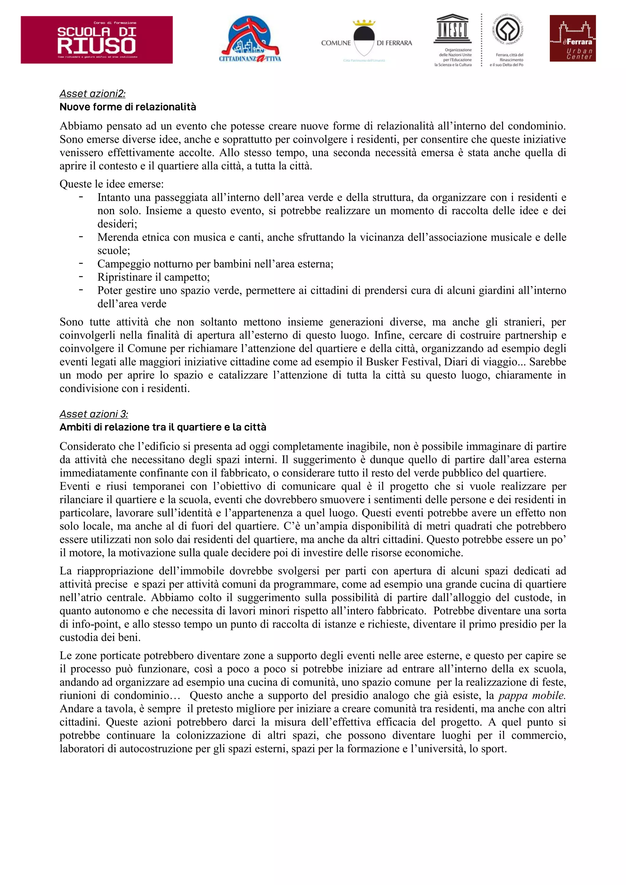 Restituzione finale pietro lana laboratorio | PDF