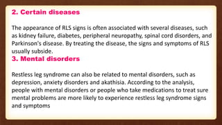 Restless rest syndrome - medical information | PPTX